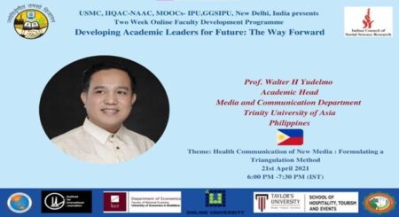 TUA Joins India's Mass Comm School for Faculty Development