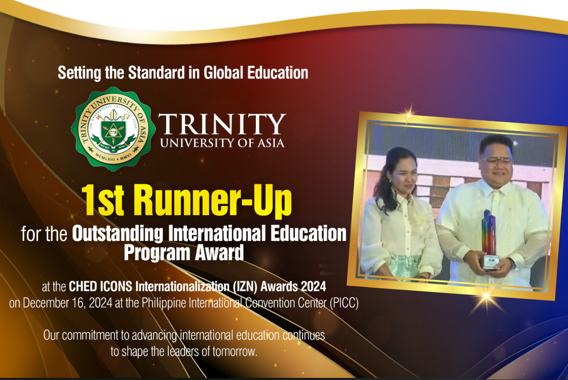 TUA Recognized for Excellence in Internationalization at the 2024 CHED ...